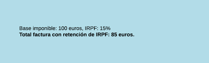 Cómo hacer una factura con IVA e IRPF