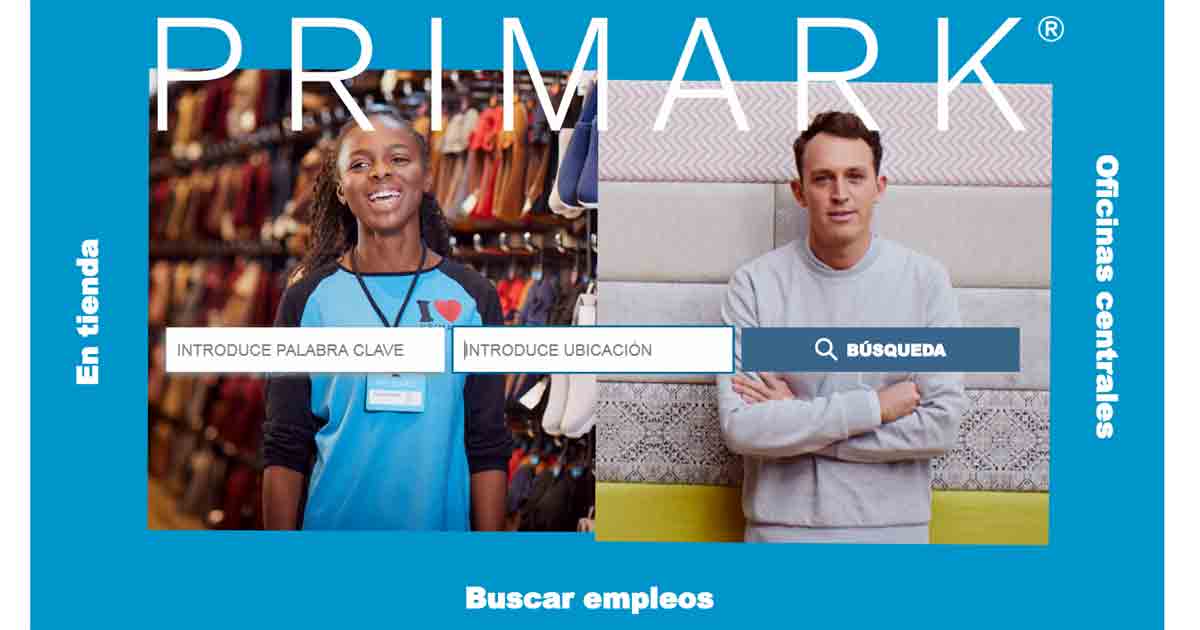 Guía para trabajar en Primark, Enviar CV y sueldo