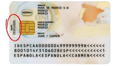 ¿Qué es el número de equipo de expedición en el DNI y dónde está ...