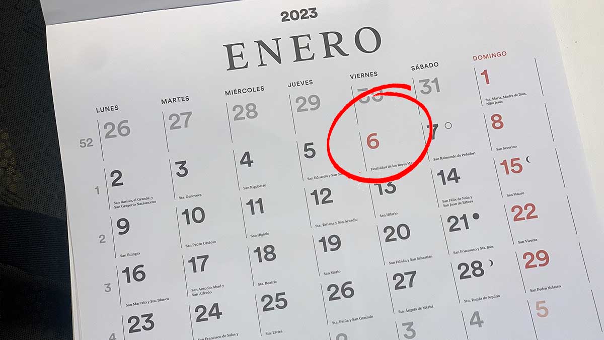 Festivos en enero: Las 17 comunidades con días de fiesta