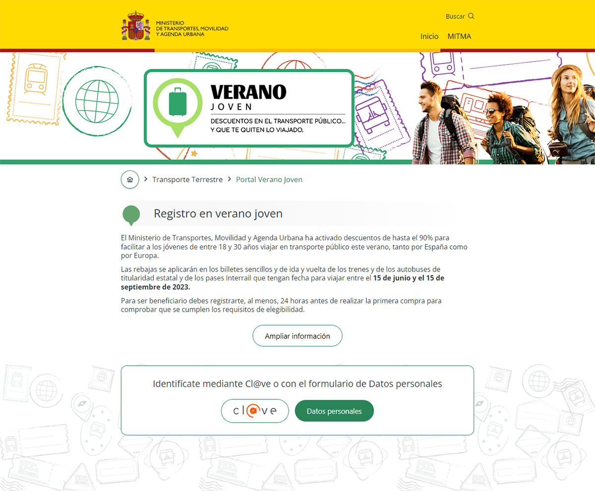 Verano Joven 2025: Cómo hacer el registro para viajar con descuento en transporte público ...