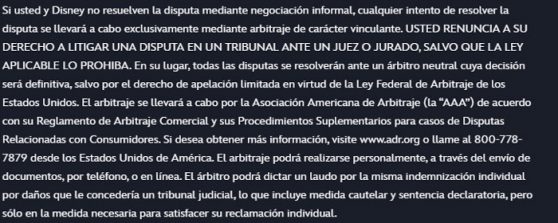 La cláusula que aceptas al contratar Disney+ y no sabías | Casacochecurro